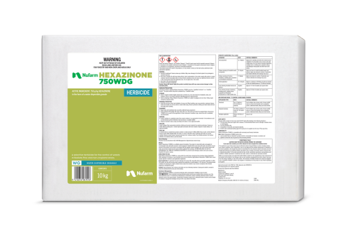Nufarm Hexazinone 750 WDG (NEW) - Nufarm New Zealand