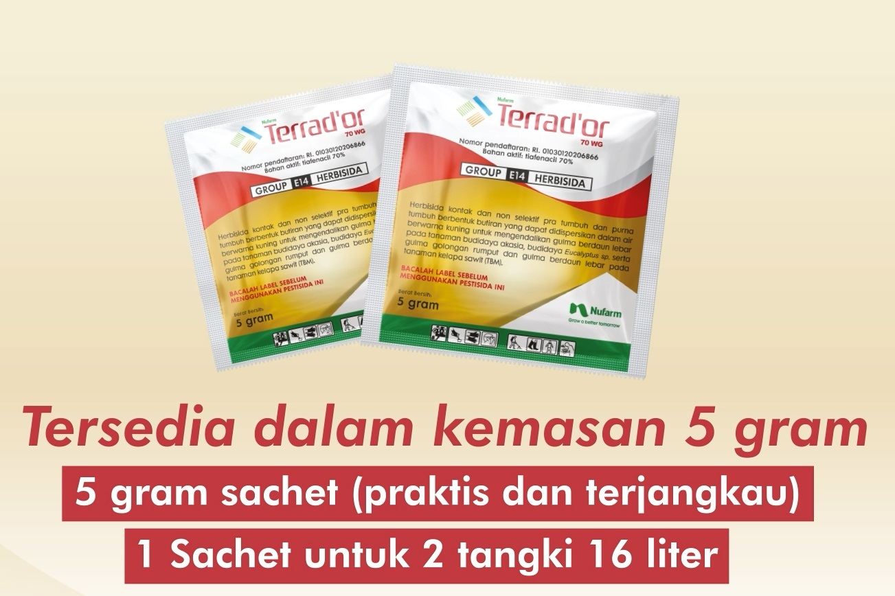 Terrad’or 70 WG Herbisida Kontak Generasi Terbaru - Nufarm Indonesia