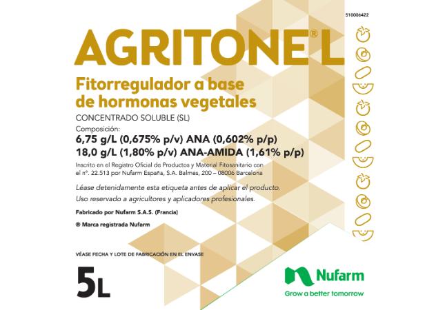 AGRITONE L: fitorregulador que favorece la floración y el cuaje.